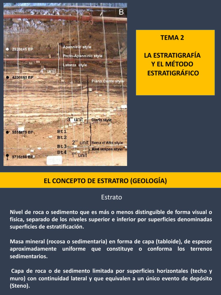 03 Geologia Exp PDF | PDF | Estrato | Roca (geología)
