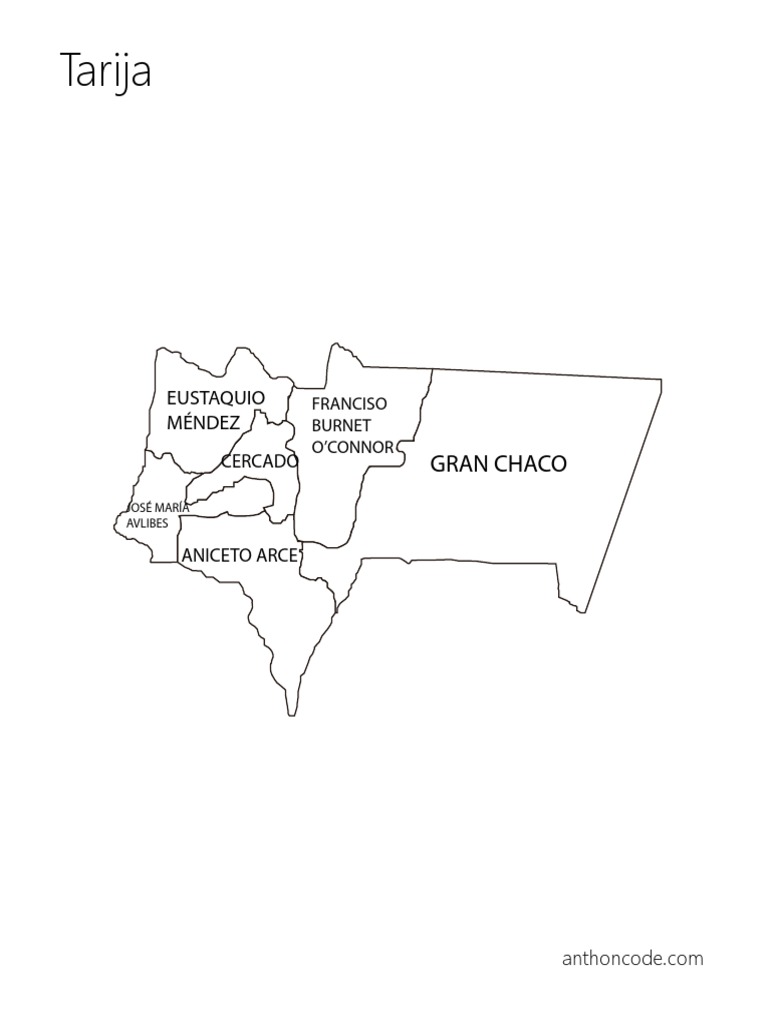 MAPA POLITICO TARIJA W PDF | PDF