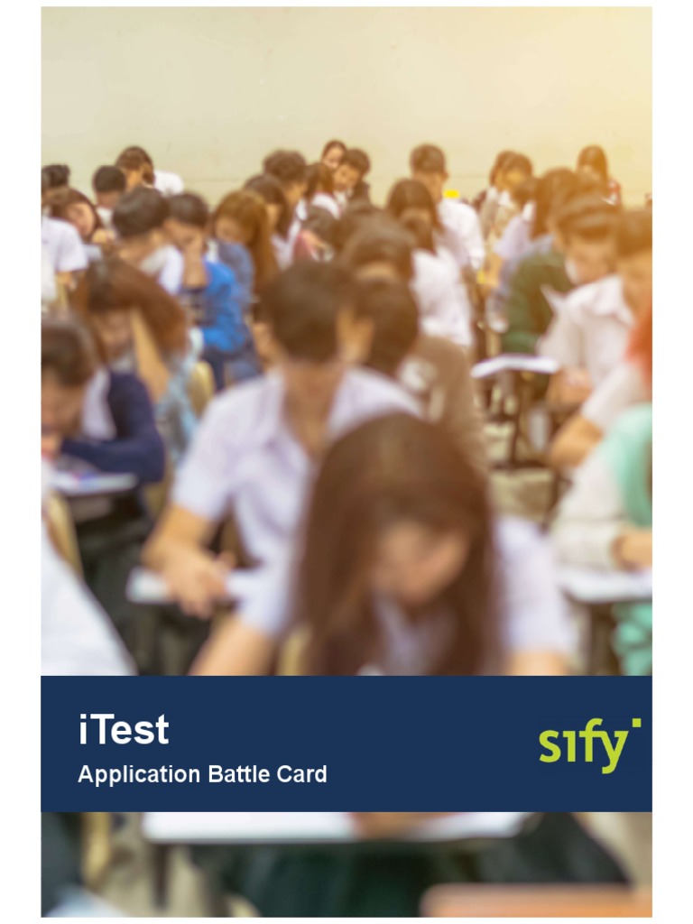 Itest Management Services Battle Card | PDF | Educational Technology ...