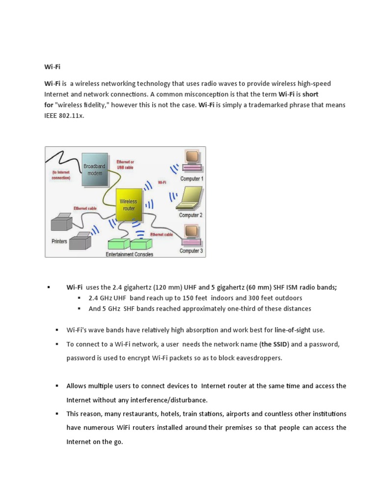 UHF and 5 Gigahertz (60 MM) SHF ISM Radio Bands | PDF | Wi Fi | Data ...