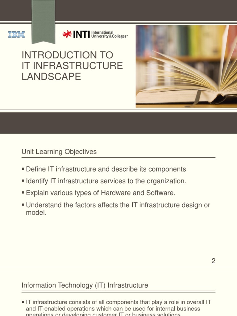 Introduction To It Infrastructure Landscape | PDF | Enterprise Resource ...