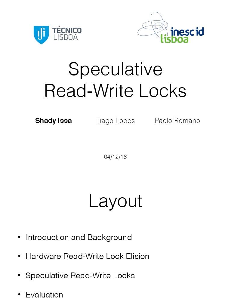 Speculate Read-Write Locks | PDF | Concurrent Computing | Concurrency (Computer Science)