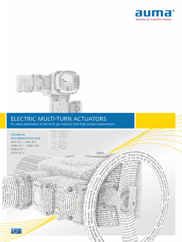 Valvula Auma de by Pass PDF | PDF | Switch | Electric Motor