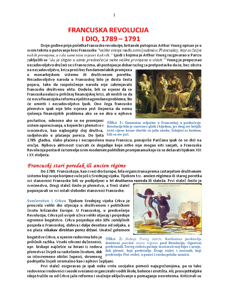 Lekcija 10 (A) - Francuska Revolucija, 1789-1791 PDF | PDF