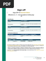 Client Acceptance and Sign Off Form | PDF
