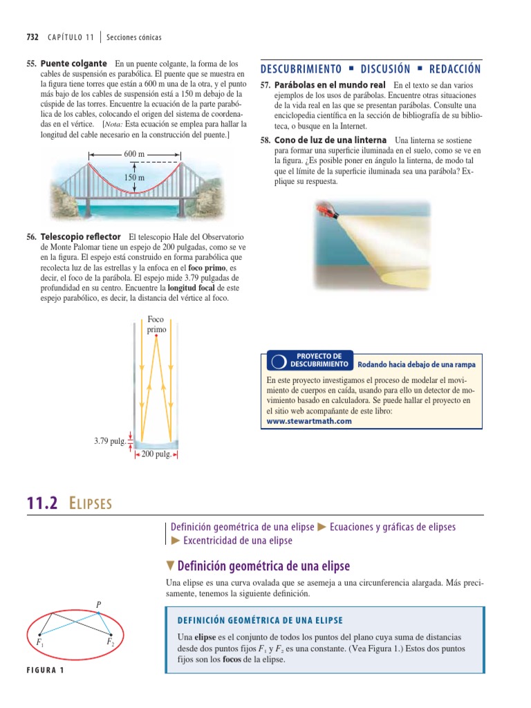 Ecuaciones y Gráficas de Elipses | PDF | Elipse | Orbita