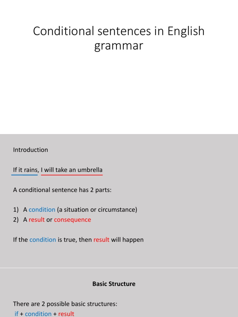 Understanding Conditionals: A Comprehensive Guide to the Different Types of Conditional ...