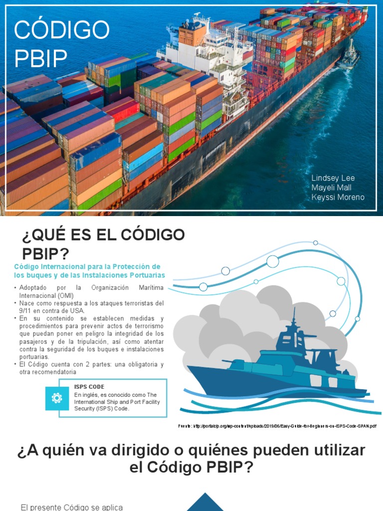 codigo pbip | Transporte