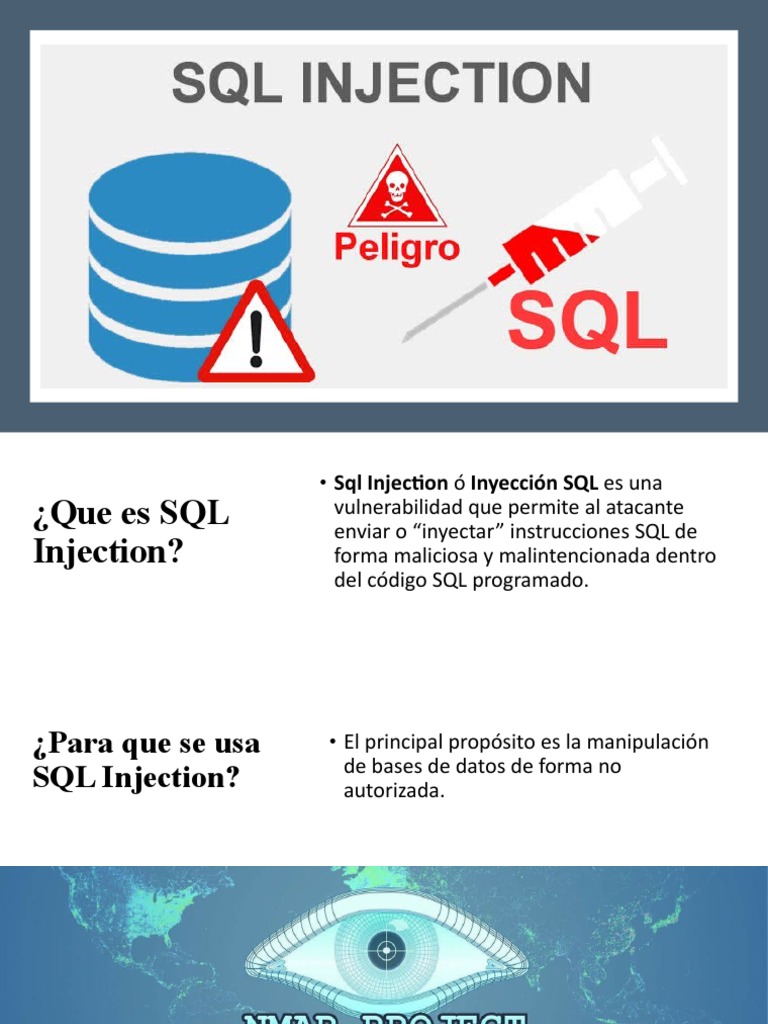 SQL Injection | PDF | SQL | Comunicación por medio de ordenadores