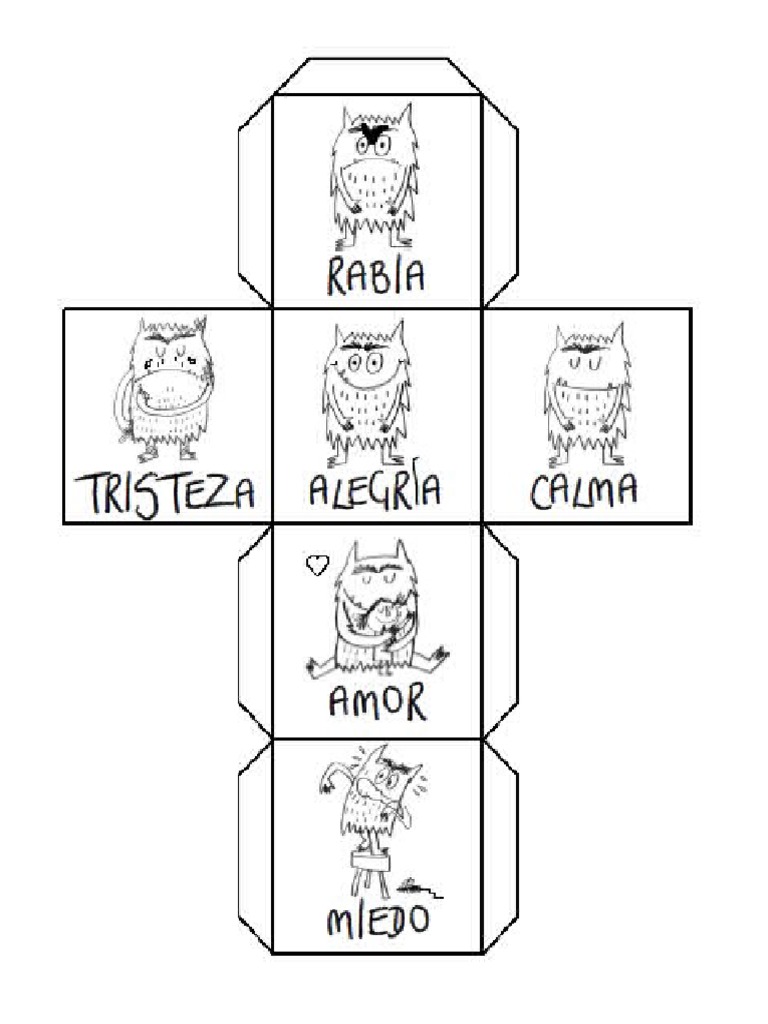 Dado El Monstruo de Las Emociones | PDF