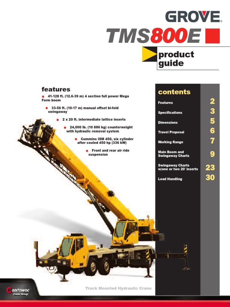 TMS E: Product Guide | Download Free PDF | Crane (Machine) | Truck