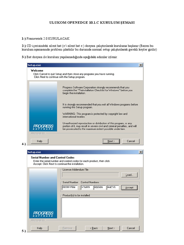 Openedge 10.1.C Setup Dökümani | PDF