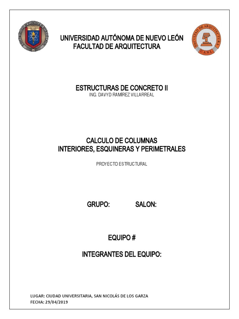 Diseño de columnas esquineras, perimetrales y pedestal | PDF