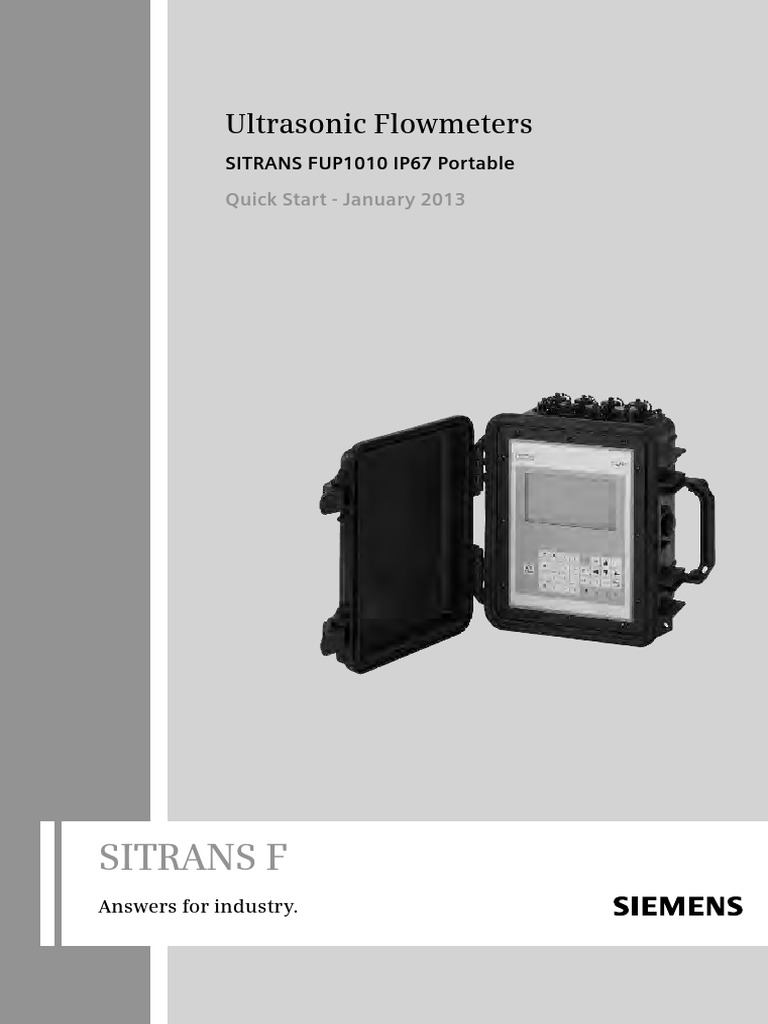 Siemens-SITRANS-FUP1010 - 2 PDF | PDF | Rechargeable Battery | Power Supply
