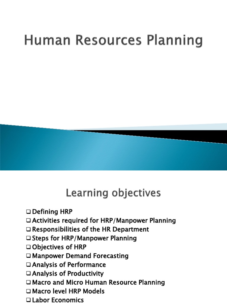 HP Planning PDF | PDF | Human Resources | Human Resource Management