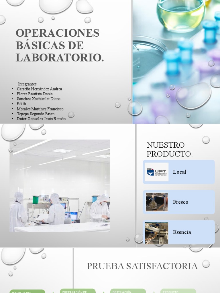 Operaciones Básicas De Laboratorio