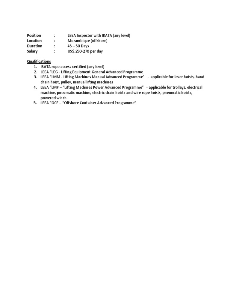 Leea Inspector PDF | PDF