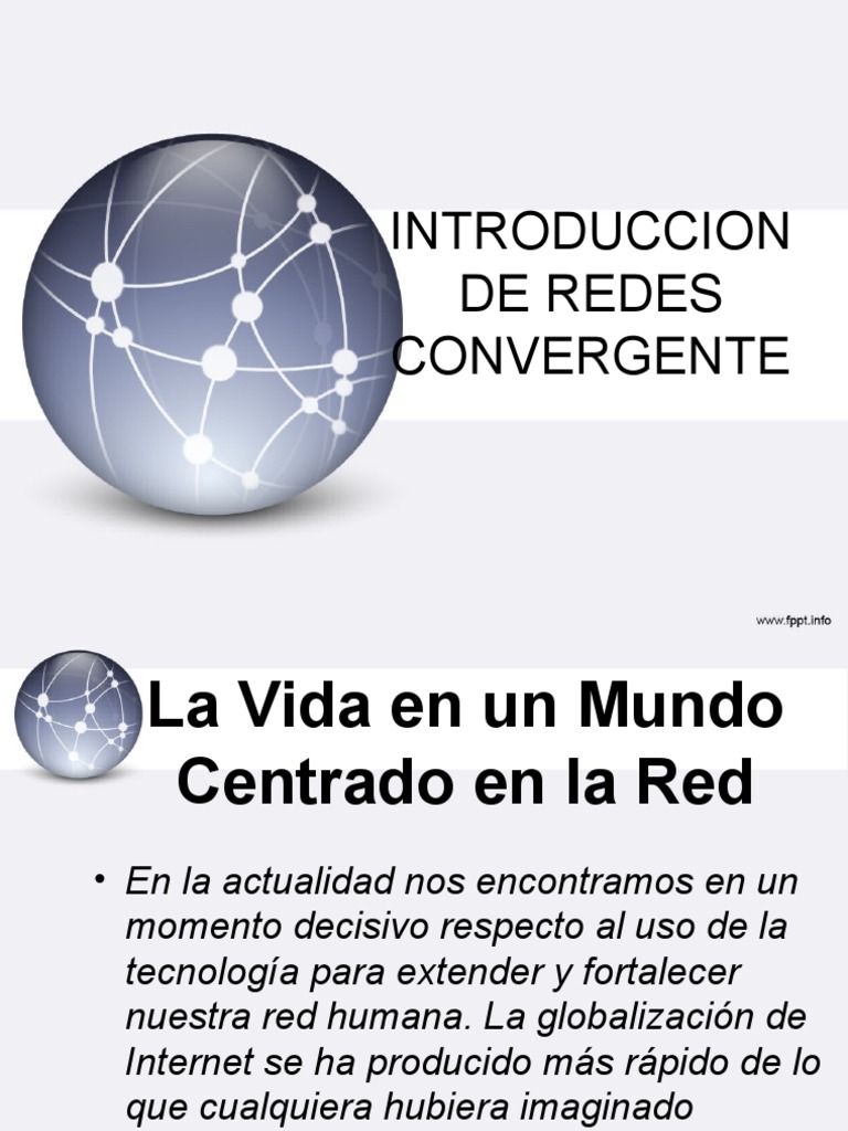 Redes Convergentes | PDF | Red de computadoras | Telefonía móvil