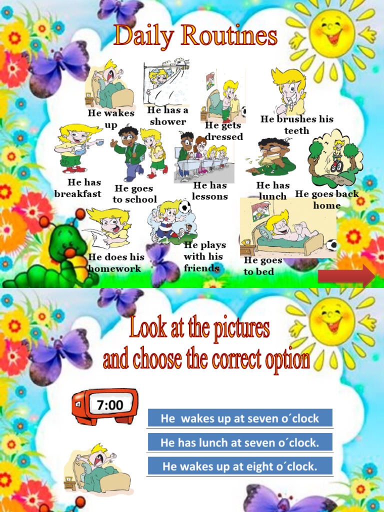 Daily-Routines GRADE 5 | PDF