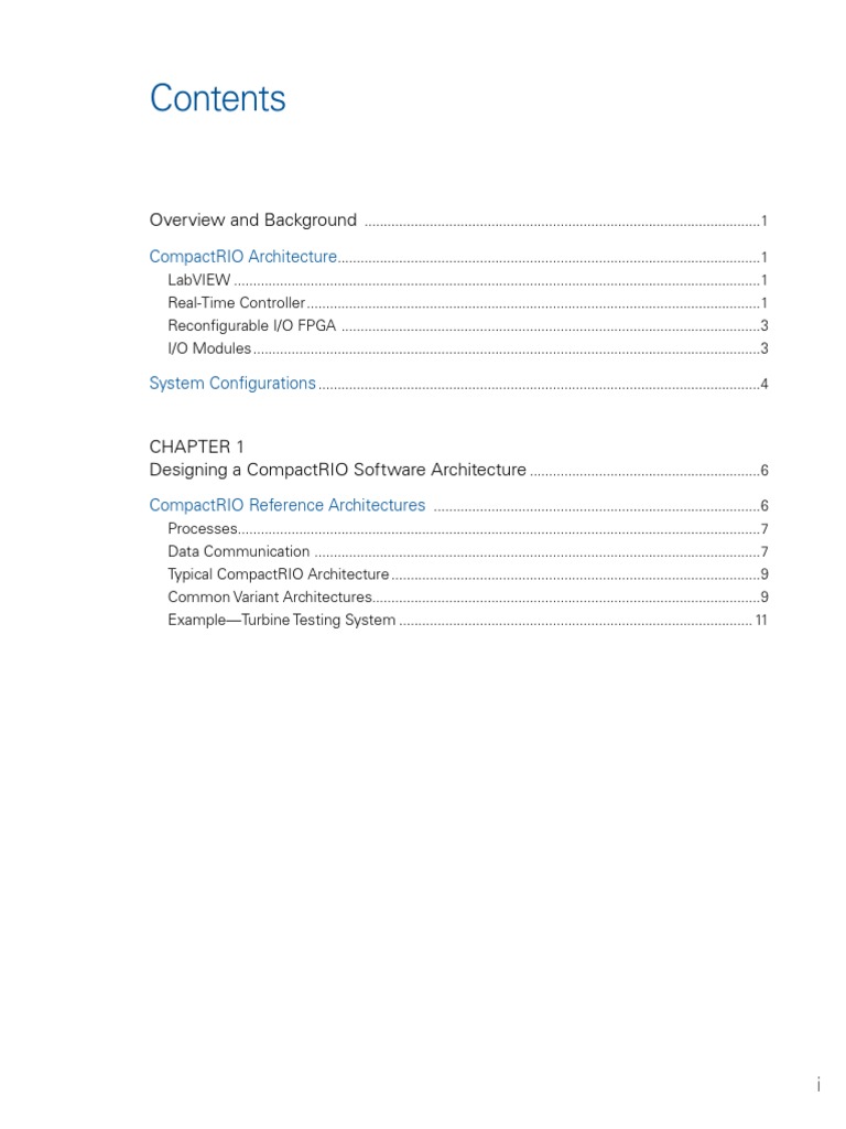 Overview and Background: Compactrio Architecture | PDF | Embedded System | Scada