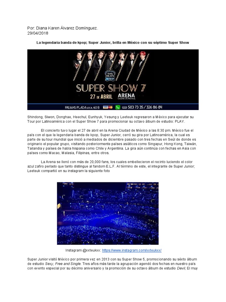 Super Show 7 en México | PDF