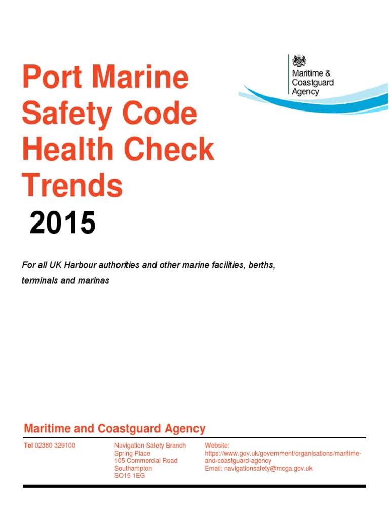 Port Marine Safety Code Health Check Trends: Maritime and Coastguard ...