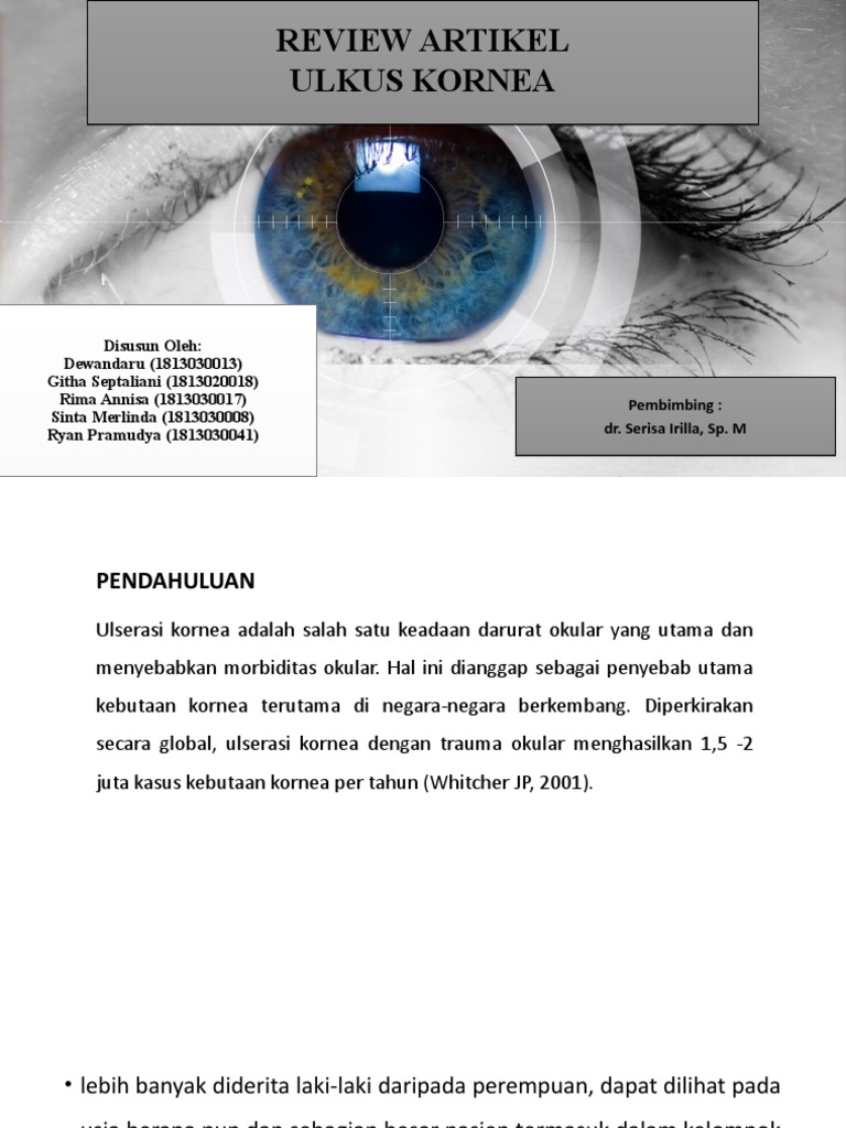 Presentation ULKUS KORNEA UMP | PDF