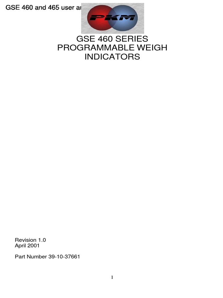 Comprehensive User and Calibration Guide for the GSE 460 and 465 ...