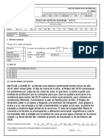 Formato Único de Noticia Criminal FPJ-2 | PDF | Gobierno ...