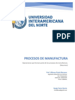 Cuadro Sinoptico Procesos de Manufactura | PDF | Revestimiento | Química