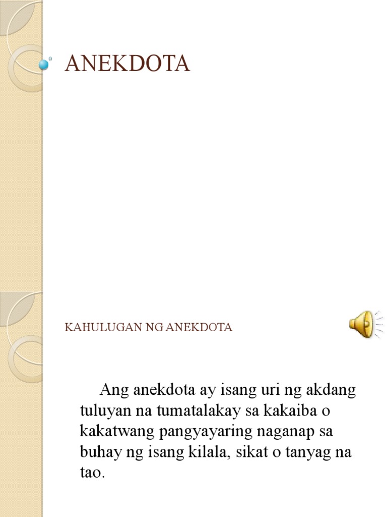 ANEKDOTA | PDF