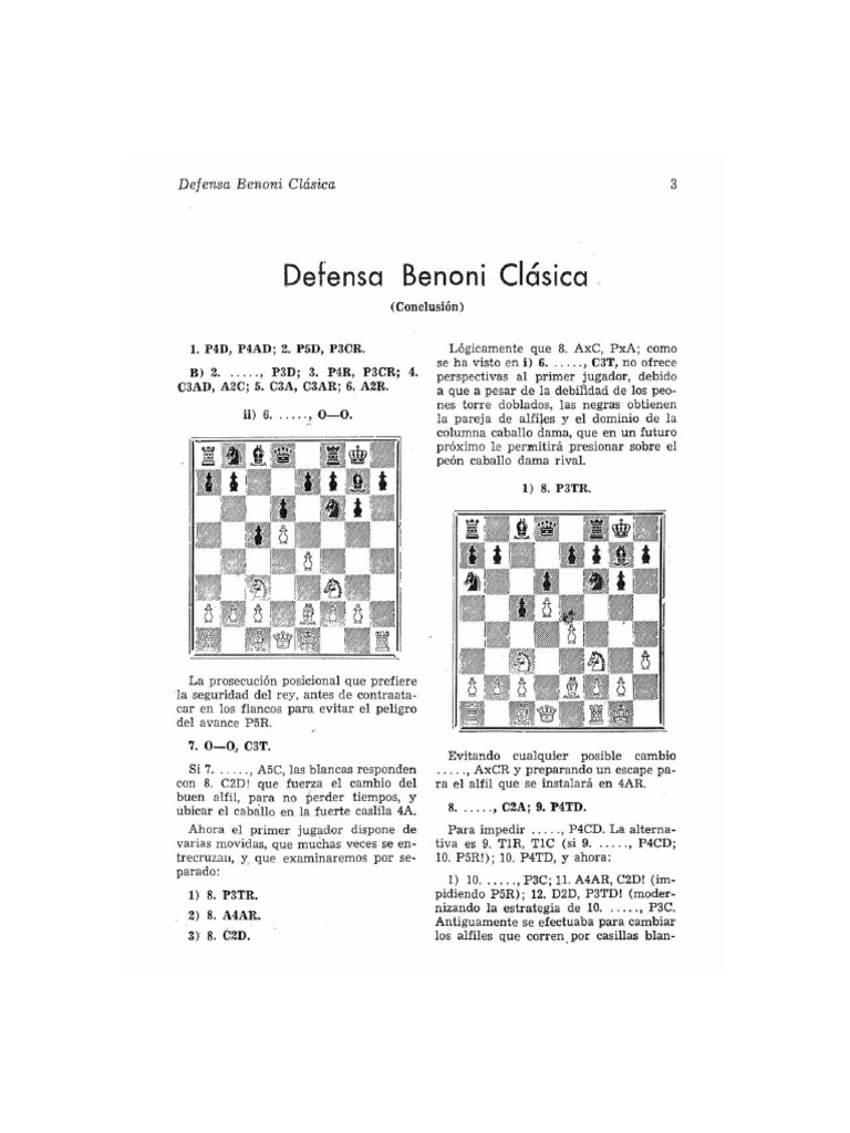 N°48 - Benoni Clásica | PDF