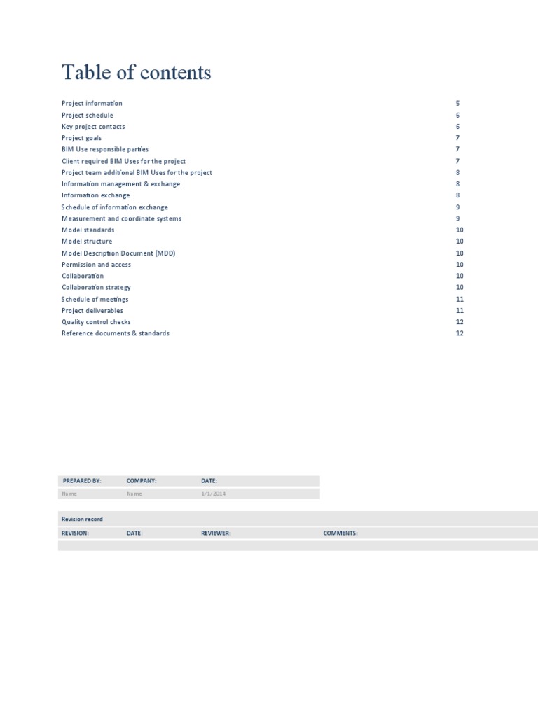 Bim Bep Template Pdf Building Information Modeling File Transfer