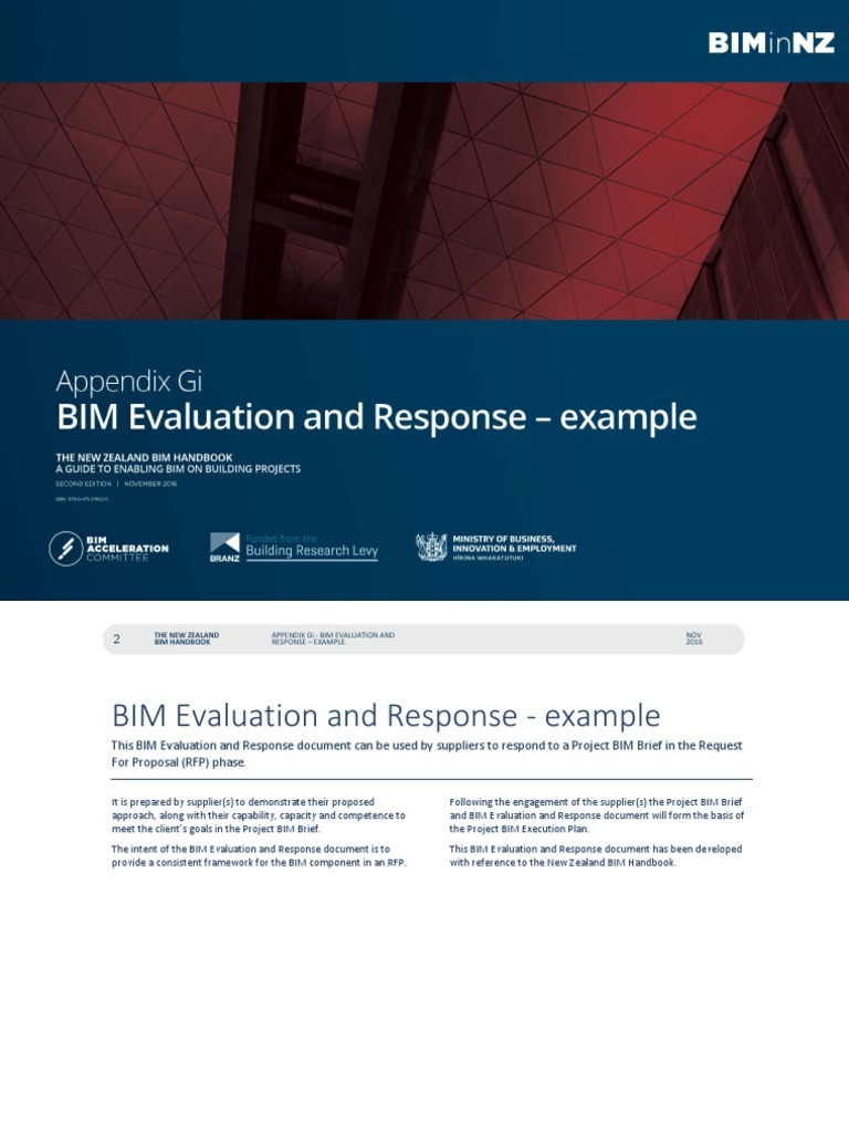 BIM Evaluation Example PDF | PDF | Building Information Modeling ...