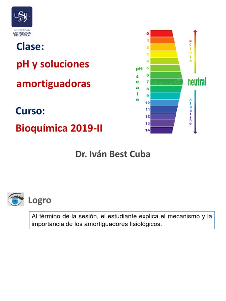 Clase 2 - PH - Soluciones Amortiguadoras - 13.08.19 PDF | PDF | Solución tampón | Constante de ...