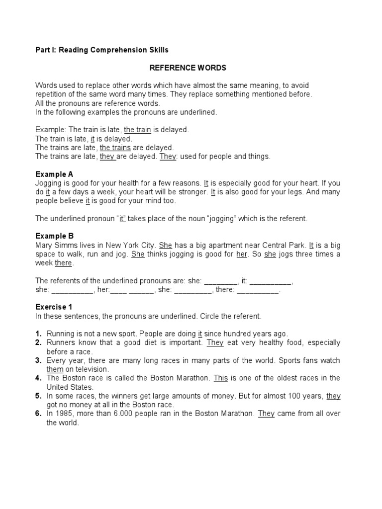Reference Words | Download Free PDF | Marathon | Linguistic Typology