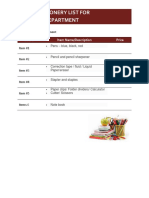 Consumable Goods Register | PDF