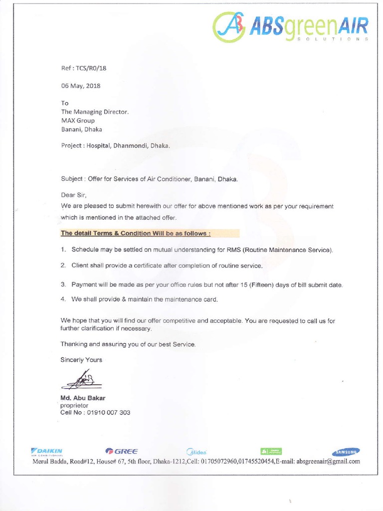 Offer | PDF | Electromechanical Engineering | Equipment