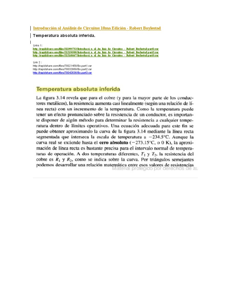 Temperatura Absoluta Inferida. | PDF