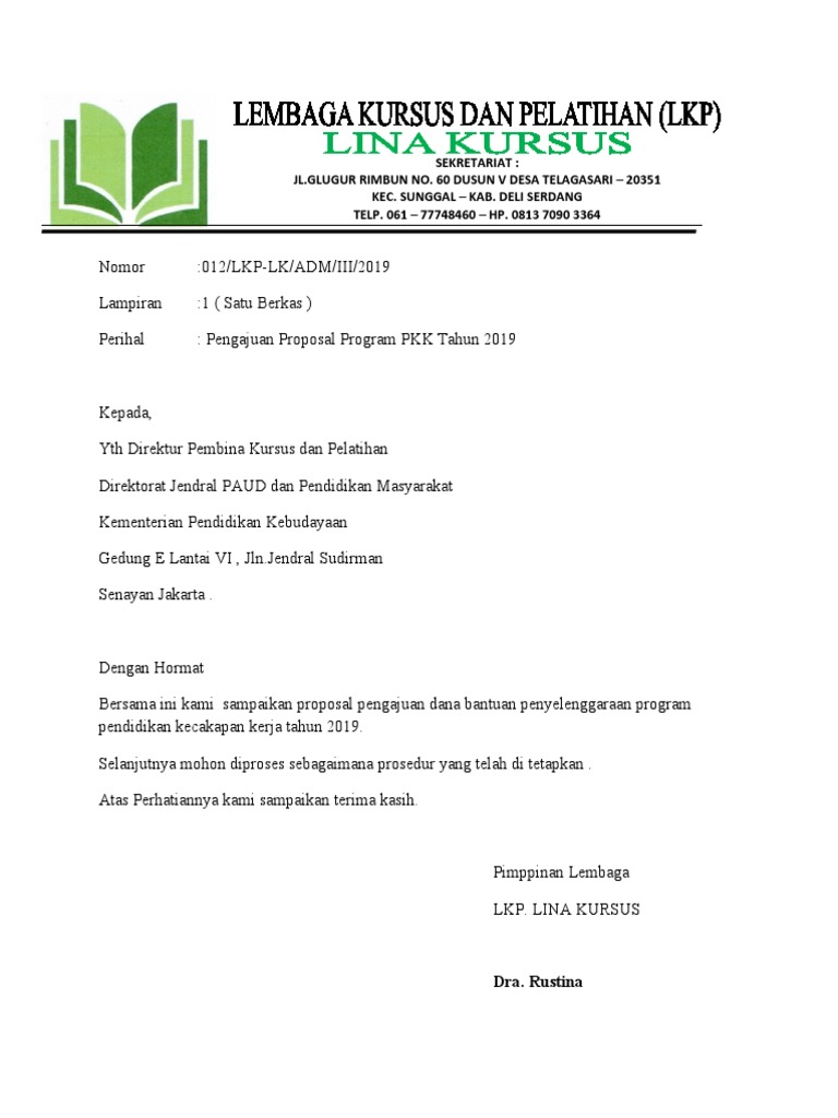 Sekretariat: JL - Glugur Rimbun No. 60 Dusun V Desa Telagasari - 20351 ...