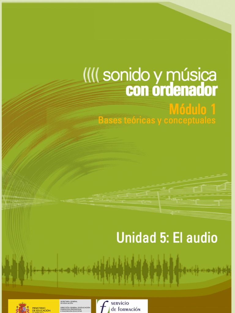 Modulo 1. Sonido y Musica Por Ordenador. 06 El Audio | Descargar gratis PDF | Sintetizador | Poco