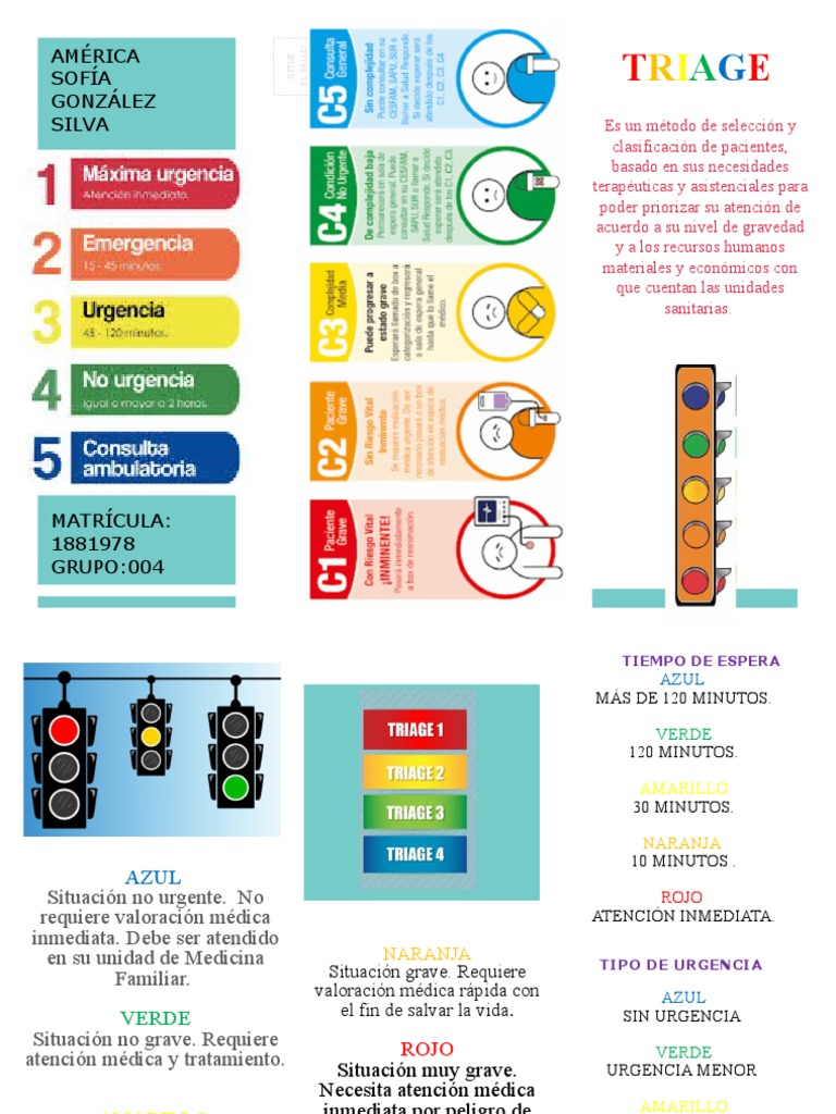Tríptico Triage | PDF | Medicina | Medicina CLINICA