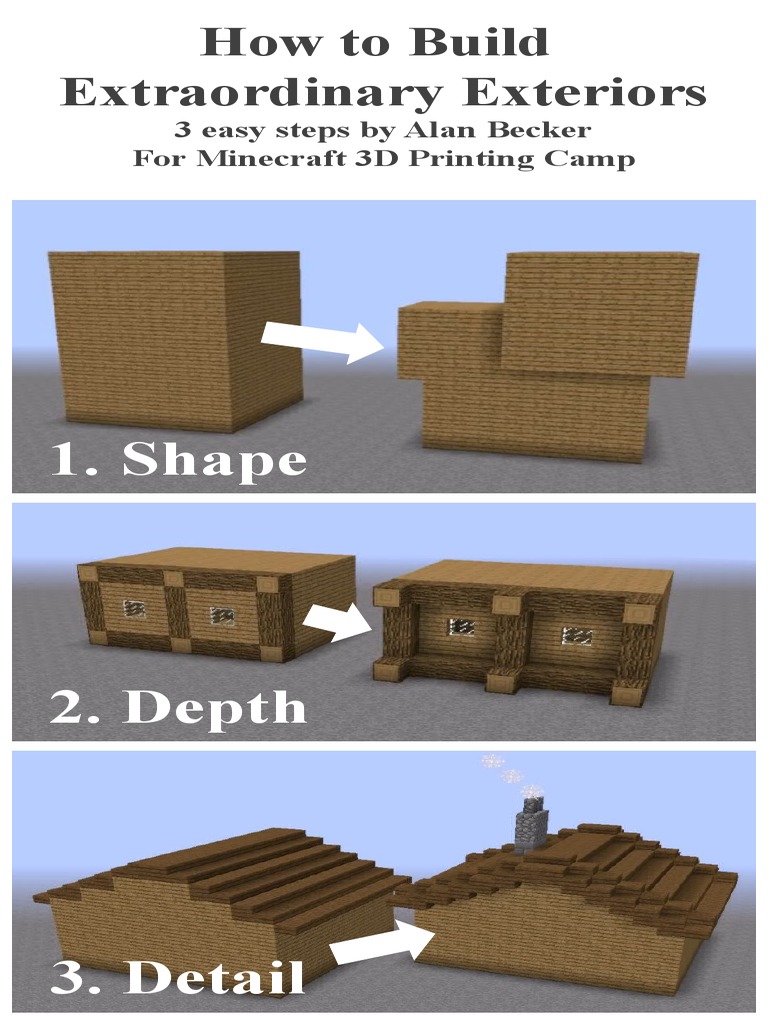 Extraordinary Exteriors MC Build Guide Poster | PDF | Games ...