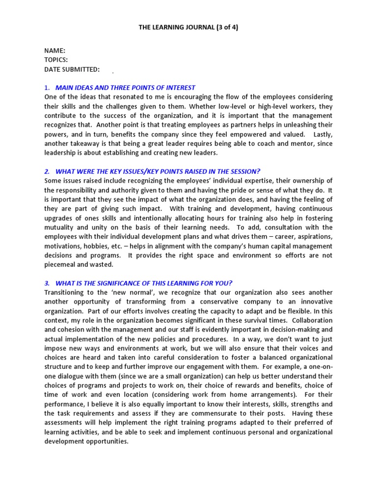 Main Ideas and Three Points of Interest: 2. What Were The Key Issues ...