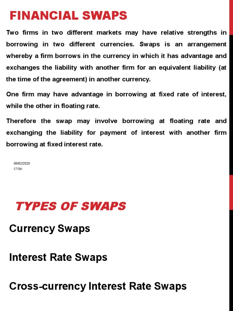 SWAPS | PDF | Swap (Finance) | Credit Default Swap