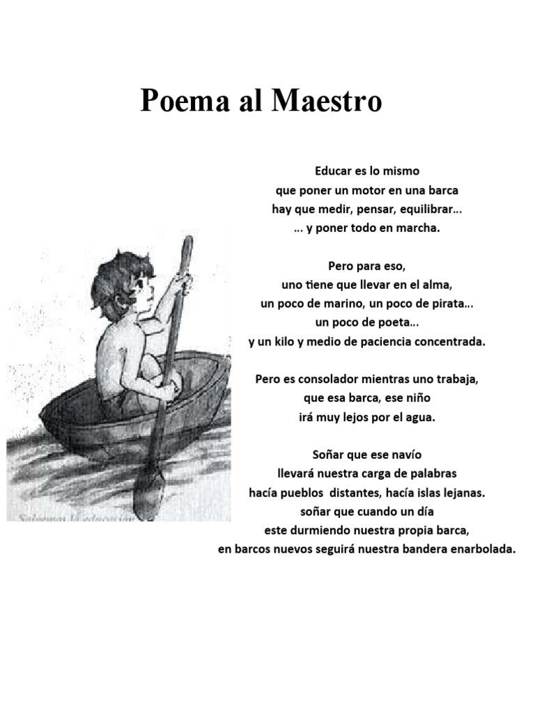 Poema Al Maestro | PDF