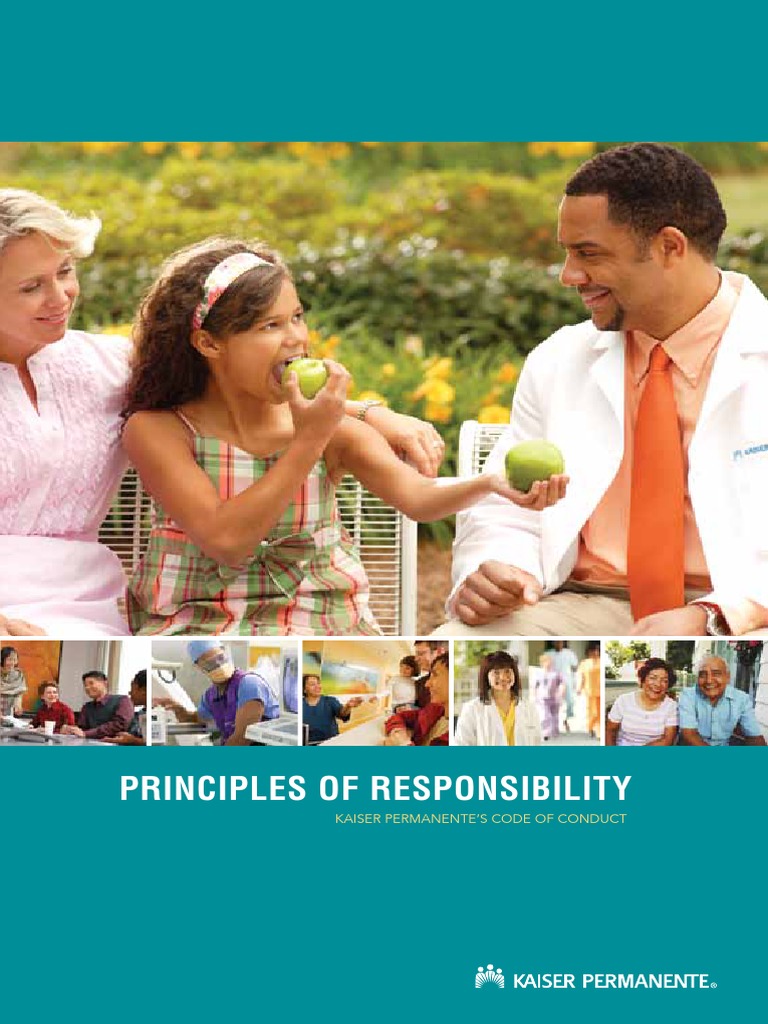 Cod Principlesofresponsibility PDF | PDF | Kaiser Permanente | Medical ...