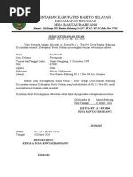 Model N6 (FORMULIR SURAT KETERANGAN KEMATIAN) | PDF