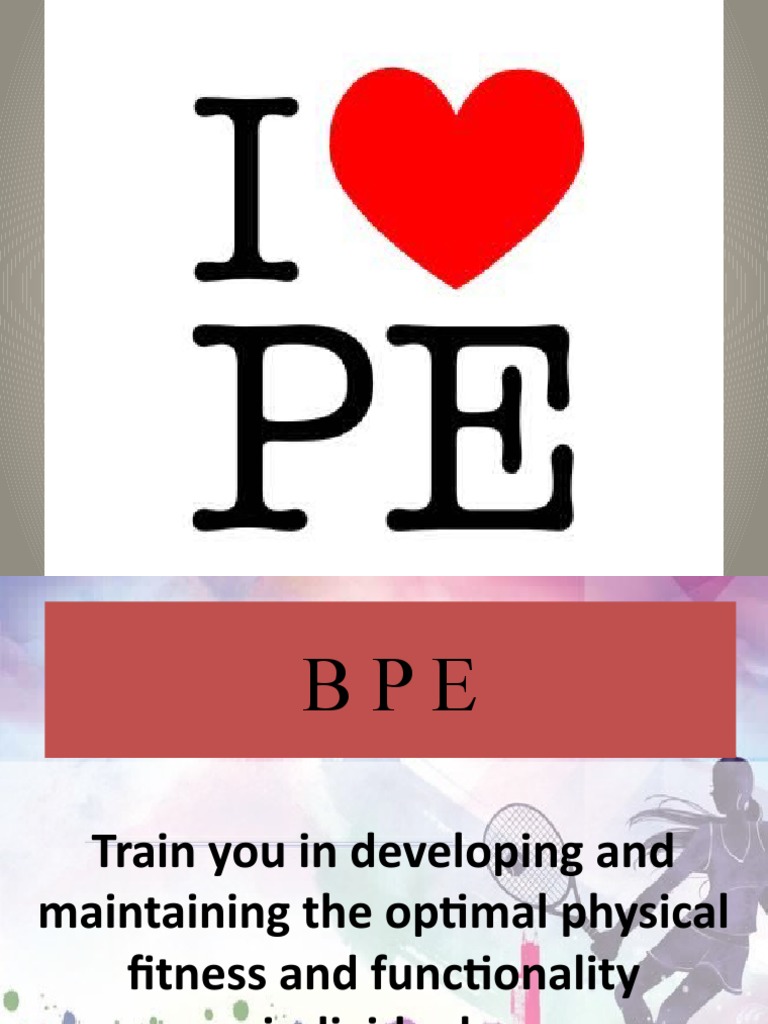 Sport Wellness Management BPE Curriculum | PDF | Physical Fitness | Physical Education