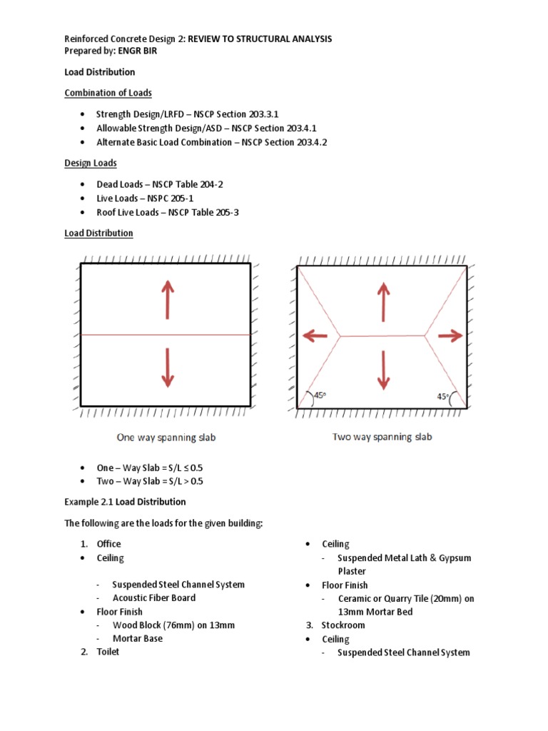 RCD 2 Load Distribution 1 | PDF | Plaster | Ceiling